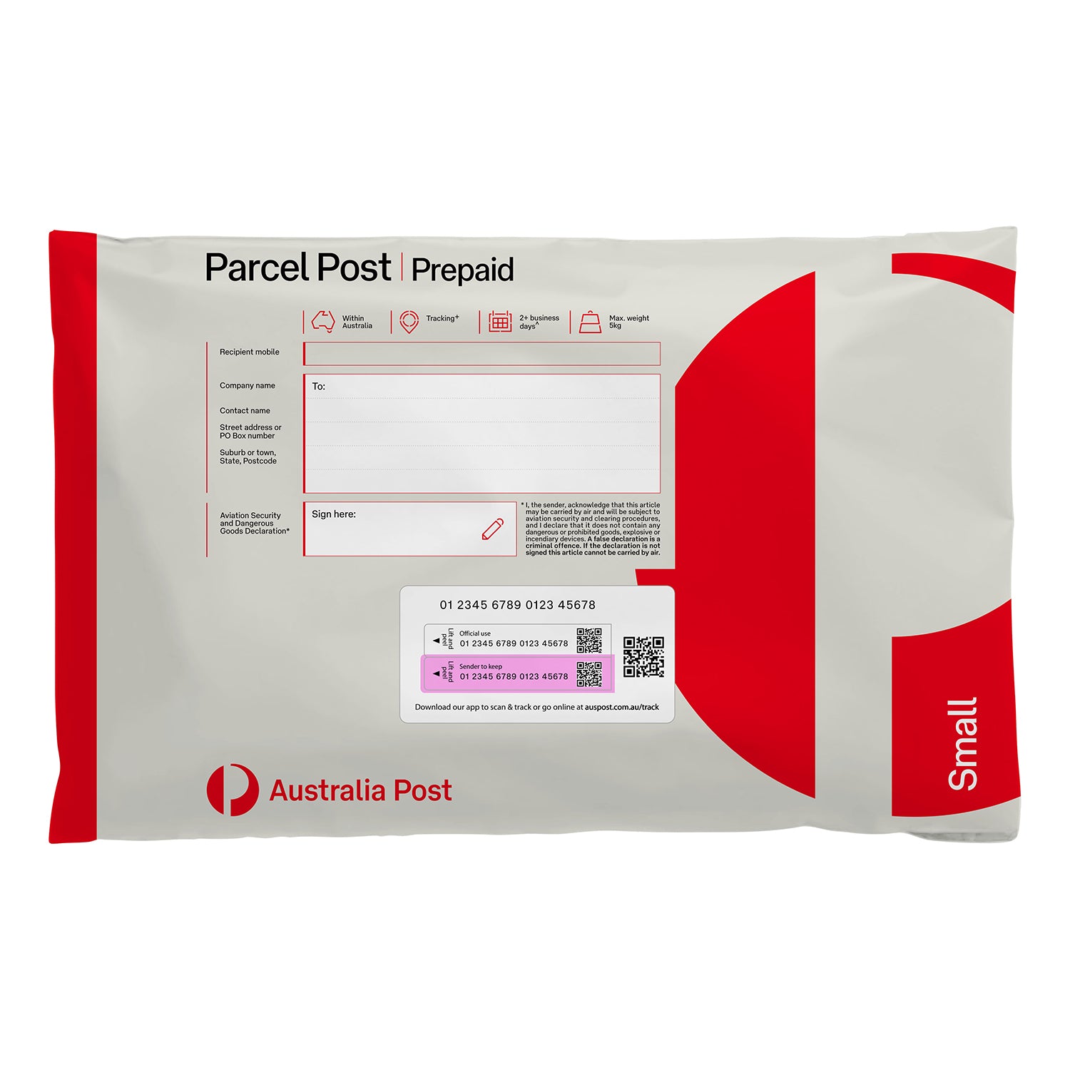 Australia Post Standard Delivery – Little Black Bag